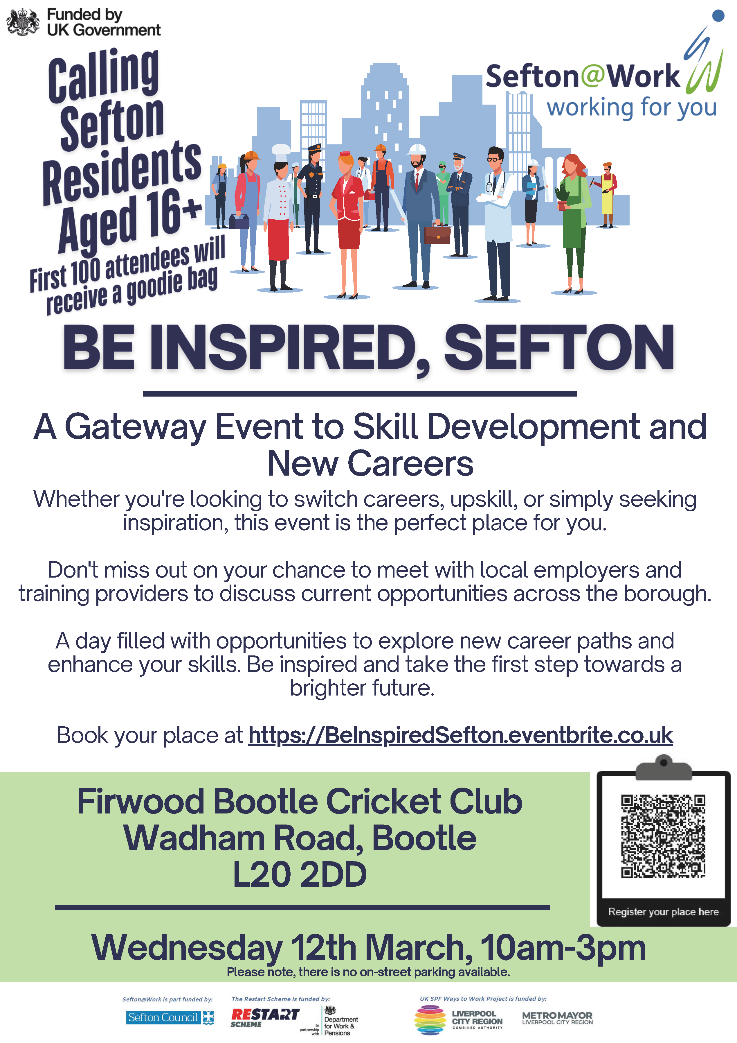 Be Inspired, Sefton - A Gateway Event to Skill Development and New Careers